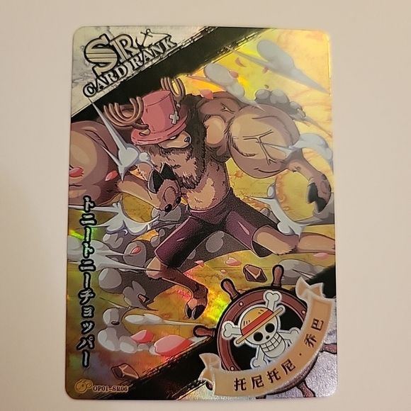 Other | One Piece Tcg Manga Anime Full Art Sr Holo Tony Tony Chopper ...